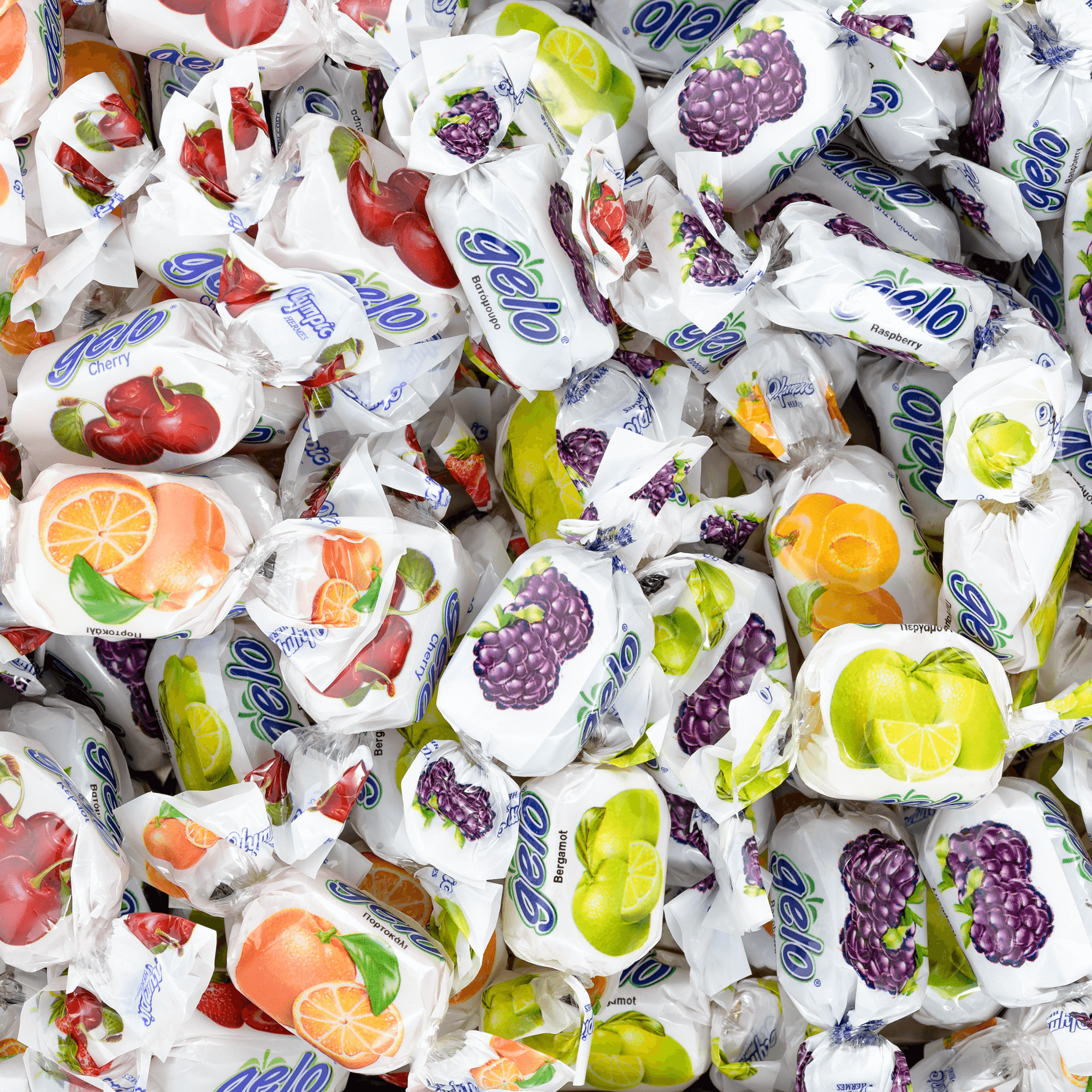 Assorted fruit jelly candies - RIZOPOULOS COFFEE 1901